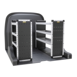 Peugeot Partner 2018 on L1H1 - Trade Van Racking - Bronze - Full Kit