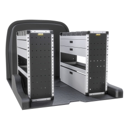 Ford Transit Connect 2014-2024 L2H1 - Trade Van Racking - Gold - Full Kit