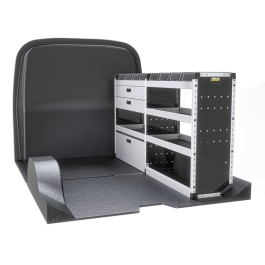 Peugeot Expert 2016 on L2H1 - Trade Van Racking - Gold - Driver's Side