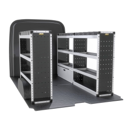 Volkswagen Crafter 2017 on L3H2 - Trade Van Racking - Silver - Full Kit