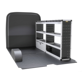 Volkswagen Crafter 2017 on L3H2 - Trade Van Racking - Silver - Driver's ...