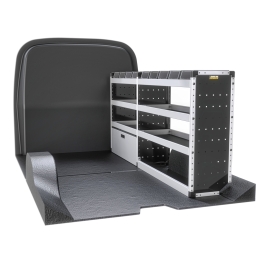 Peugeot Expert 2016 on L3H1 - Trade Van Racking - Silver - Driver's Side