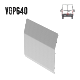External Shield (Large) - Rear - Twin Doors - Ford Transit 2014 onwards ...