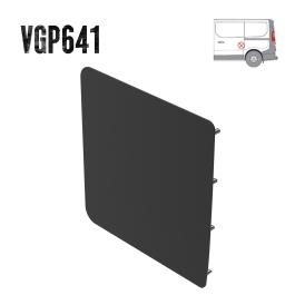 External Shield - Side - Passenger - Renault Trafic -BLACK