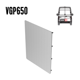 External Shield - Rear - Twin Doors - Volkswagen Crafter 2017 on - VGP650