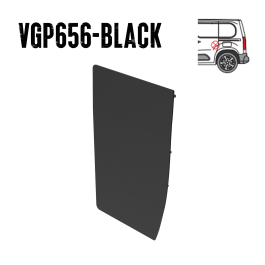 External Shield - Side - Passenger - Vauxhall Combo 2018 on - VGP656-BLACK