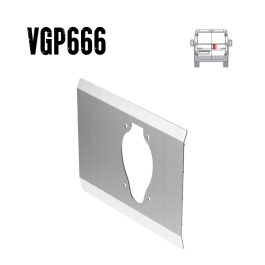 External Shield - Rear - Twin Doors - Vauxhall Movano 2022 onwards - VGP666