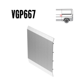 External Shield - Sliding Door (Passenger Side) - Vauxhall Movano 2022 ...