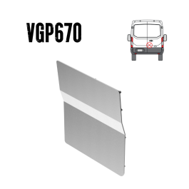 External Shield - Rear - Twin Doors - Maxus Deliver 9 2020 onwards - VGP670