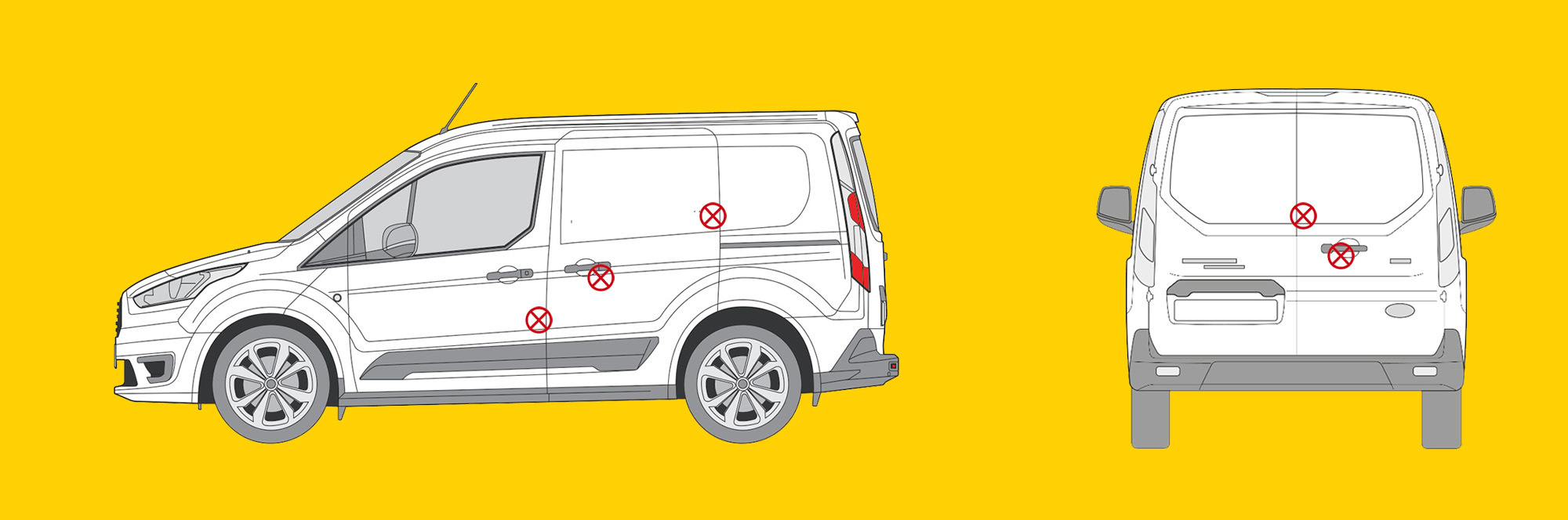 Ford Transit Connect Van Locks | Van Guard Accessories