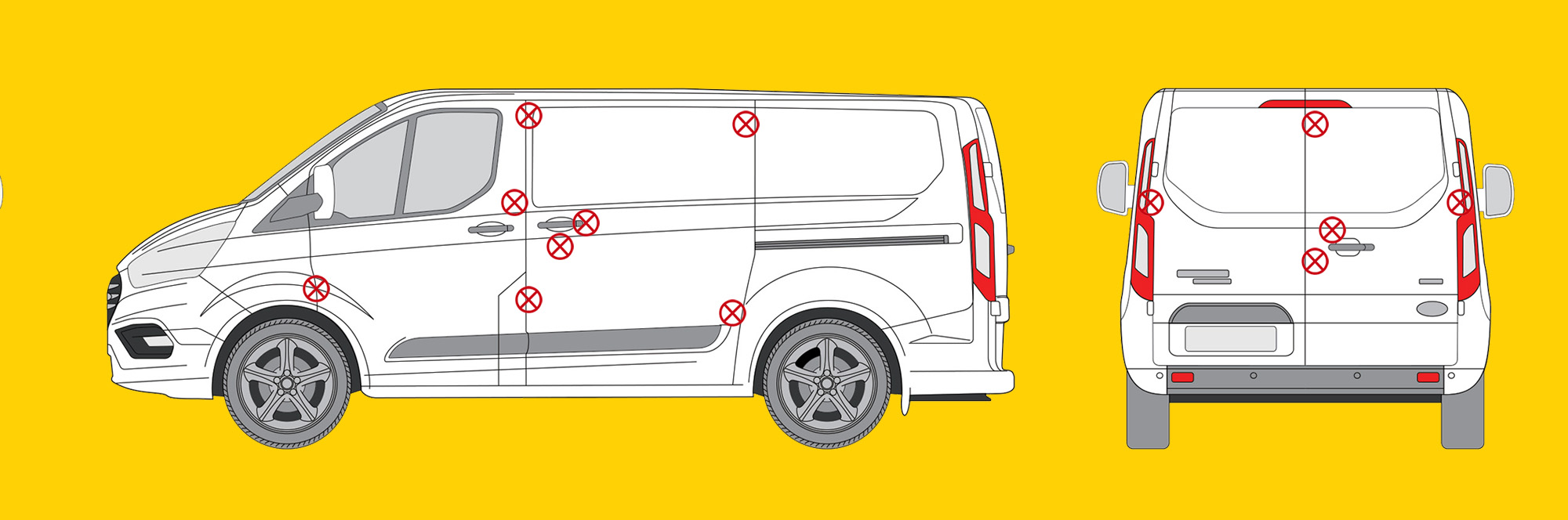 Ford Transit Custom Van Locks | Van Guard Accessories