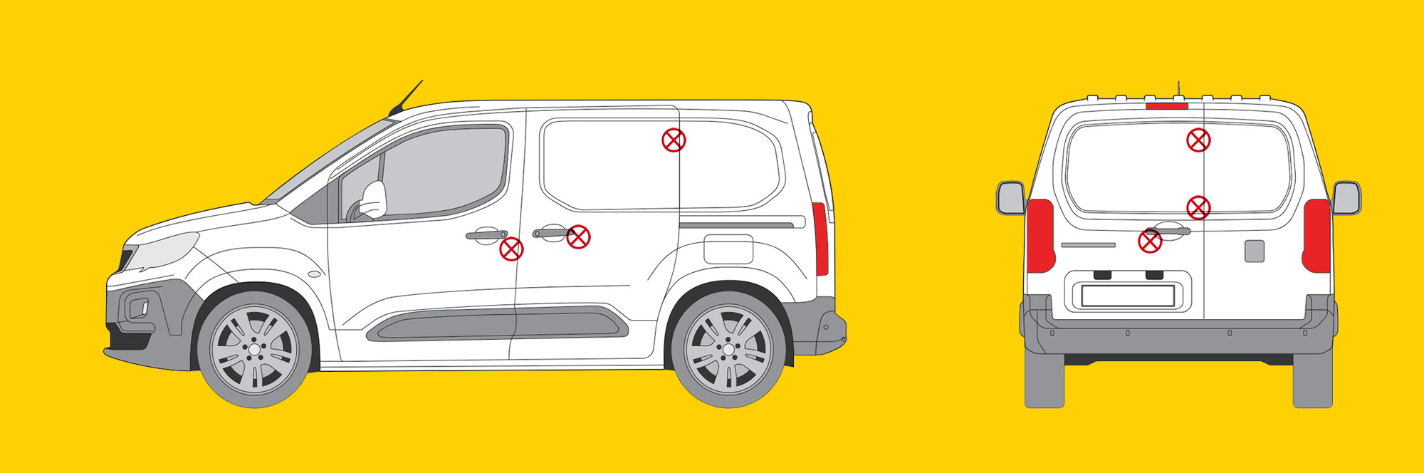 Peugeot Partner Van Locks | Van Guard Accessories